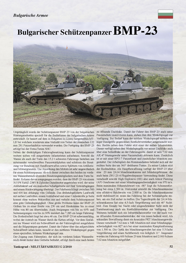 MILITÄRFAHRZEUG 2-2010 - TANKOGRAD Publishing - Verlag Jochen Vollert ...