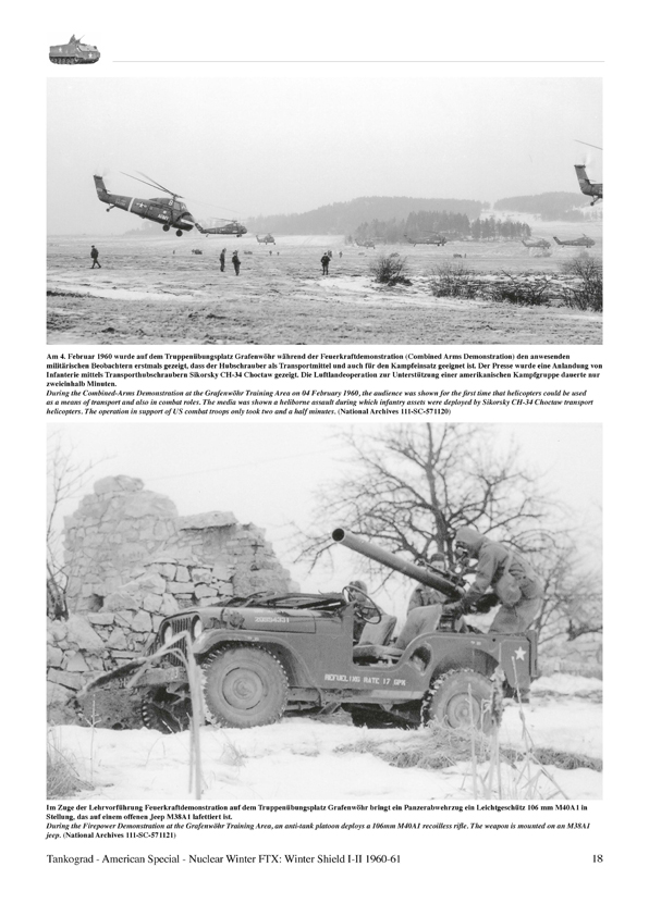 NUCLEAR WINTER FTX US Army Vehicles during the Cold War Exercises ...