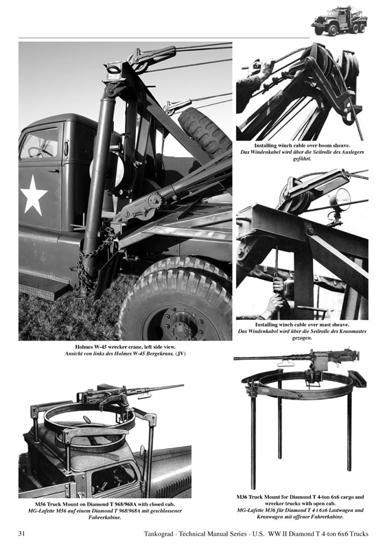 U.S. Army Diamond-T 4-ton 6x6 Cargo, Wrecker, Ponton Trucks, Dump ...