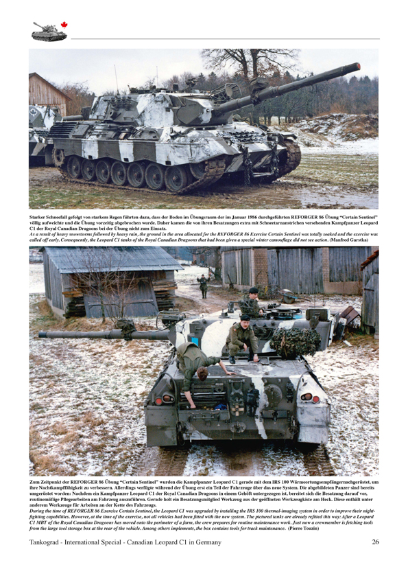 Canadian LEOPARD C1 in West Germany 1977-93 - TANKOGRAD Publishing ...