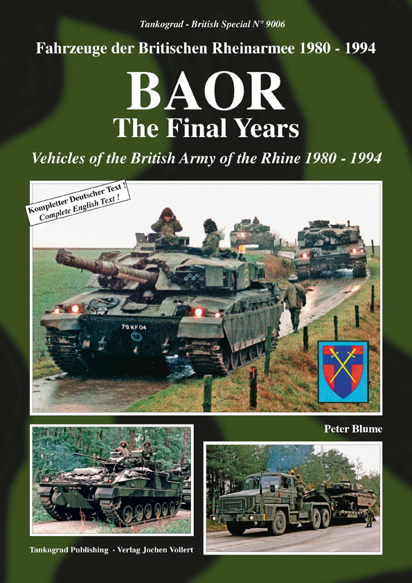 BAOR - The Final Years - Vehicles of the British Army of the Rhine 1980 ...